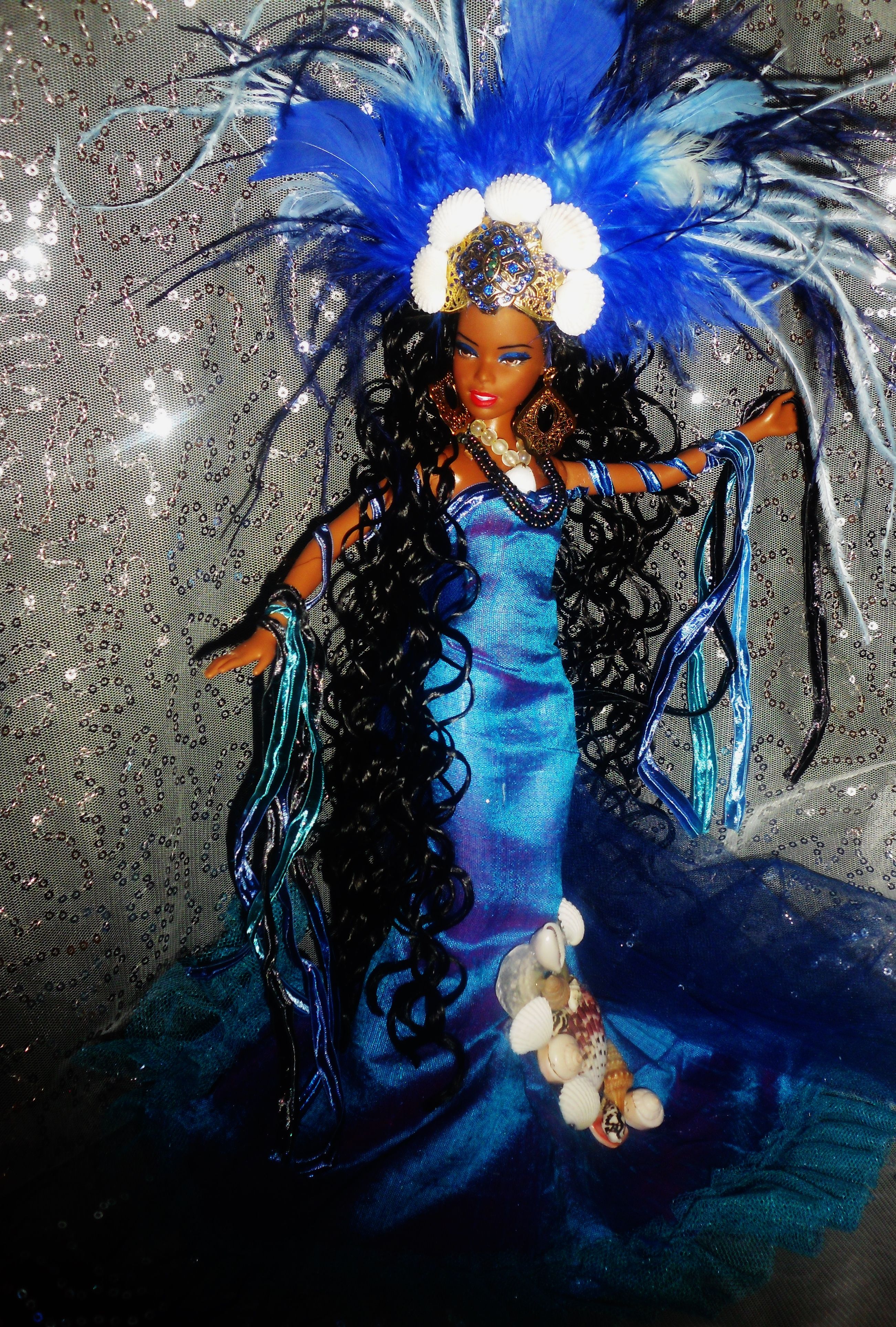 Yemaja Goddess On Sale At Ebay Fantasy Costumes Barbie Dolls Barbie