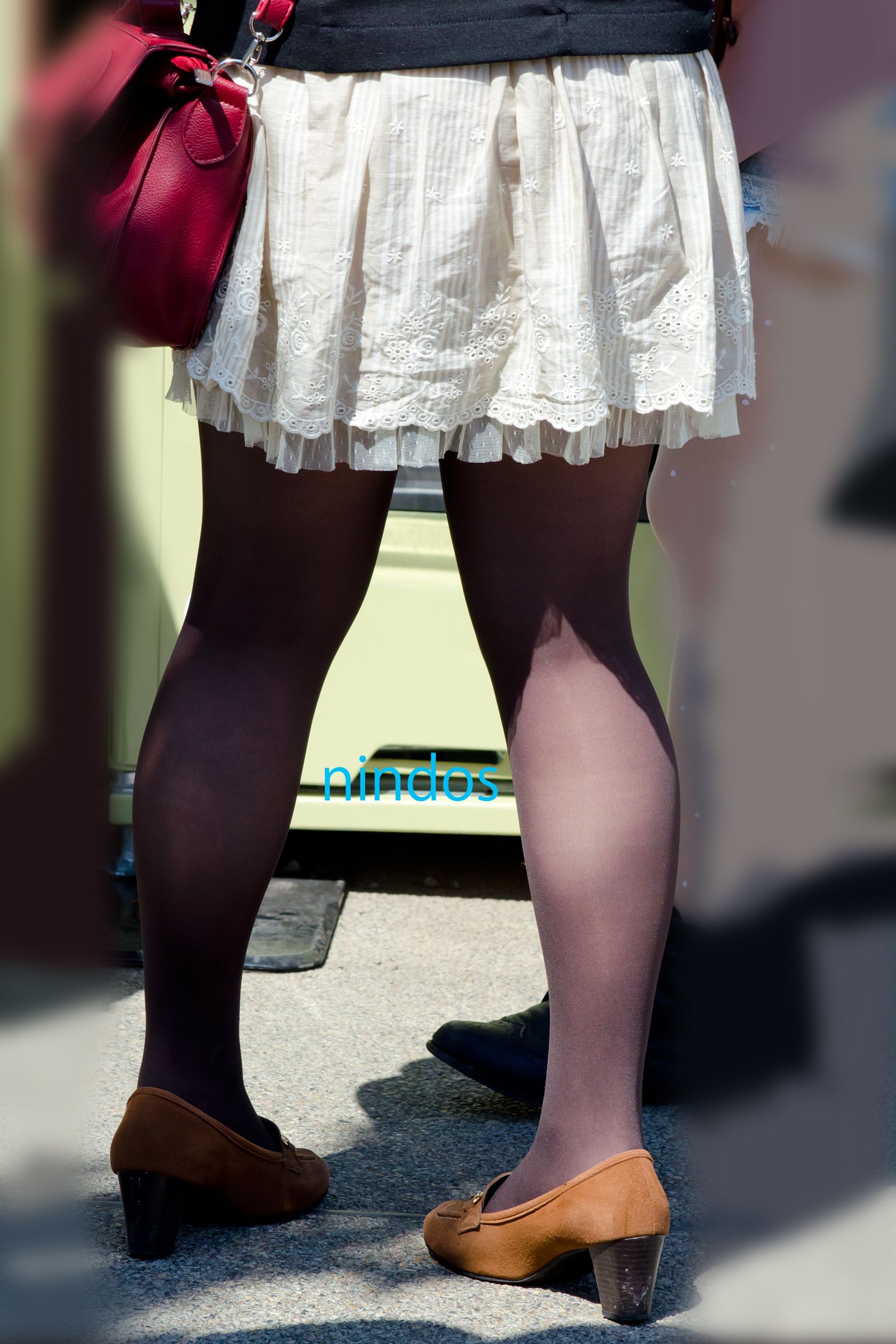 カラータイツの美脚お姉さん ニンドスのトリトリ日誌 Tan Tights Blog Entry High Heels Brown Nice Tights Women High