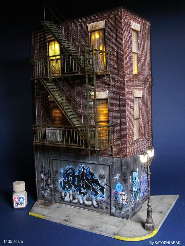 Gotham City Batman Action Figure Diorama 1 12 Scale