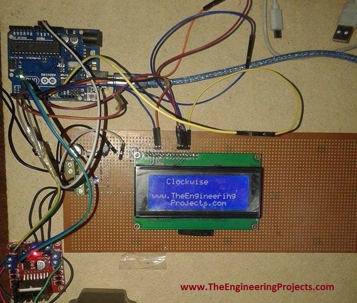Stepper Motor Direction Control Using Ni Labview Stepper Motor Arduino Engineering Projects