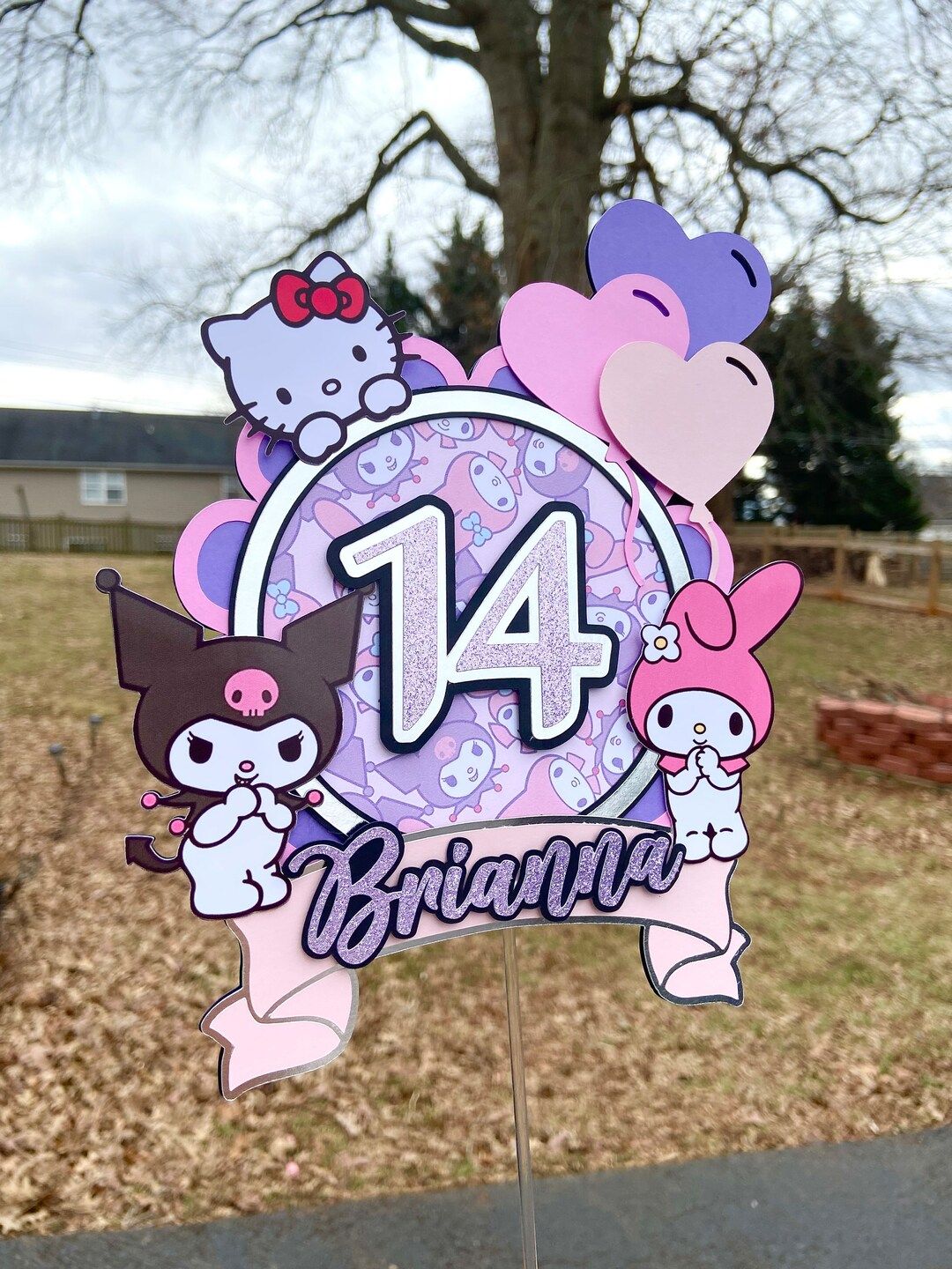 Hello Kitty Cake Topper Sanrio Cake Topper Hello Kitty Etsy Nbkomputer