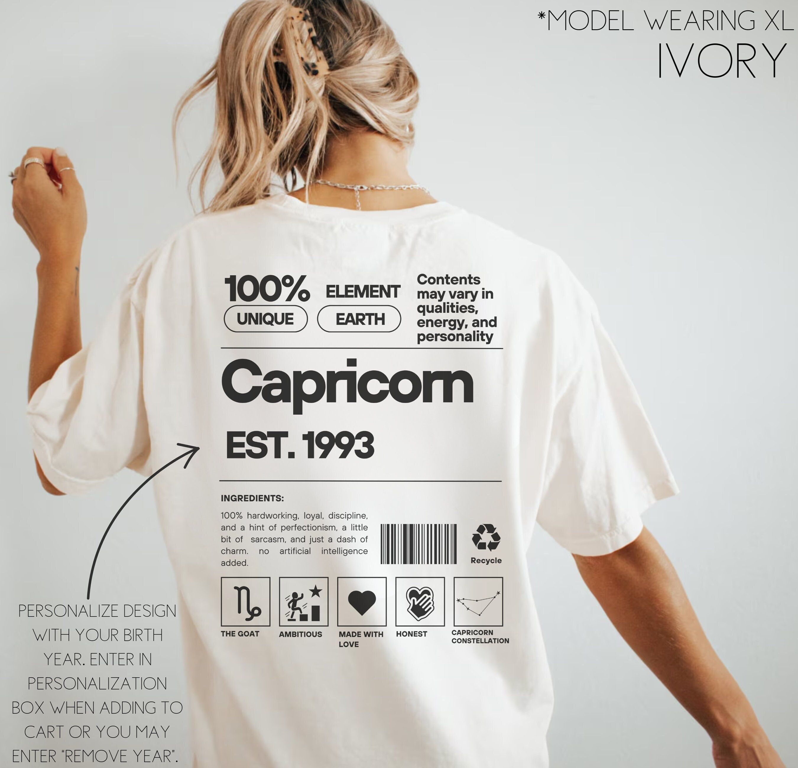 Capricorn Shirt Capricorn T Custom Zodiac Tshirt Personalized