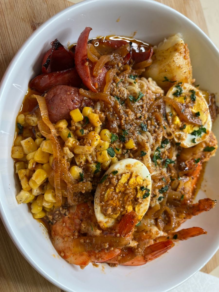 Seafood Boil Ramen Noodles A Flavorful Delight
