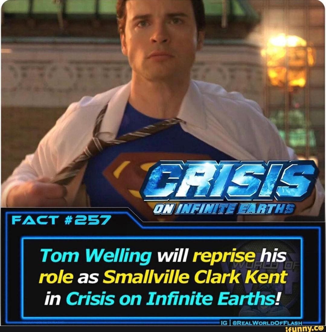 T Om Welling Will Reprise His Role As Smallville Clark Kent In Crisis