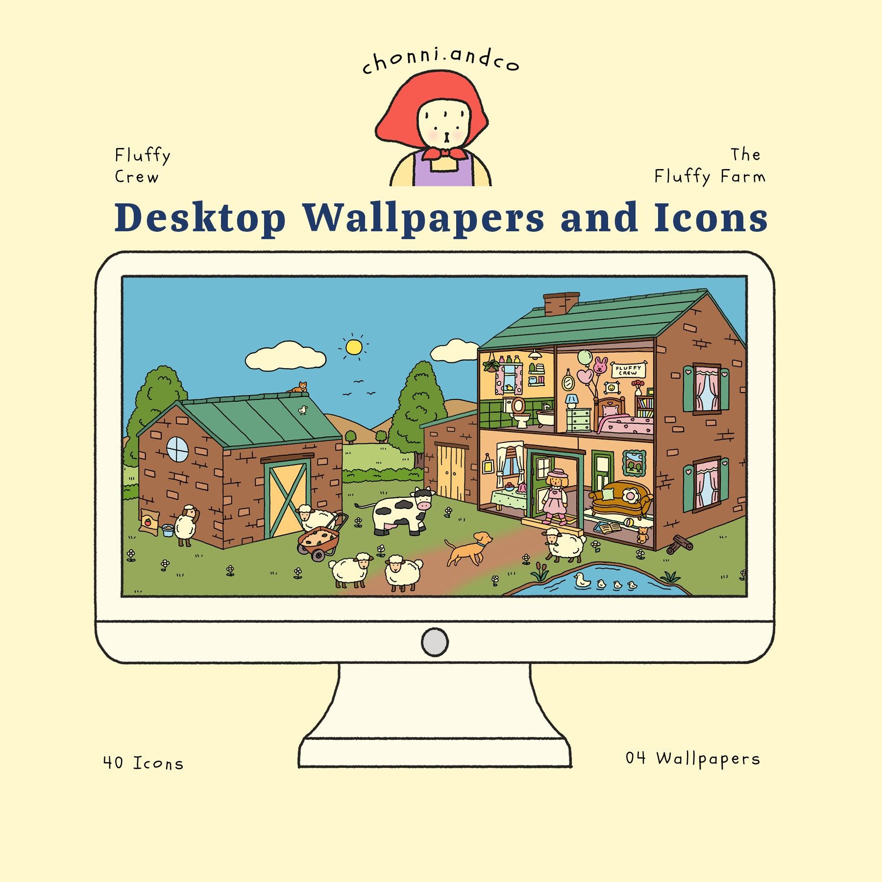 Desktop Wallpapers Desktop Icons Mac Icons Window Icons Wallpaper Cute Icons Etsy