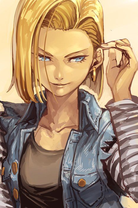 はんくり Hungry Clicker On Twitter ドラゴンボールz イラスト 人造人間18号