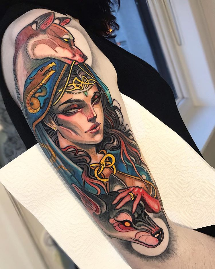 Isnard Barbosa Isnardbarbosa • Instagram Photos And Videos Neo Tattoo Tattoo Skin Cool