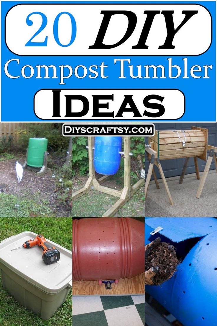 20 Diy Compost Tumbler Ideas To Compose Fertilizers Diy Compost Diy Compost Tumbler Compost