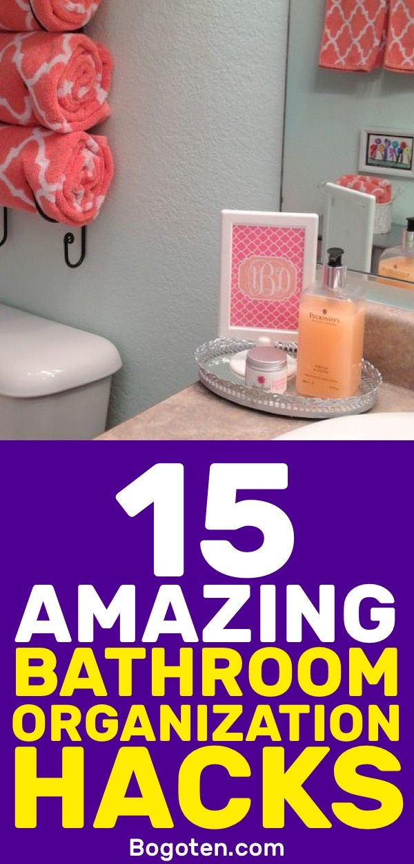 15 Superb Diy Bathroom Organization Hacks You Need Bathroom