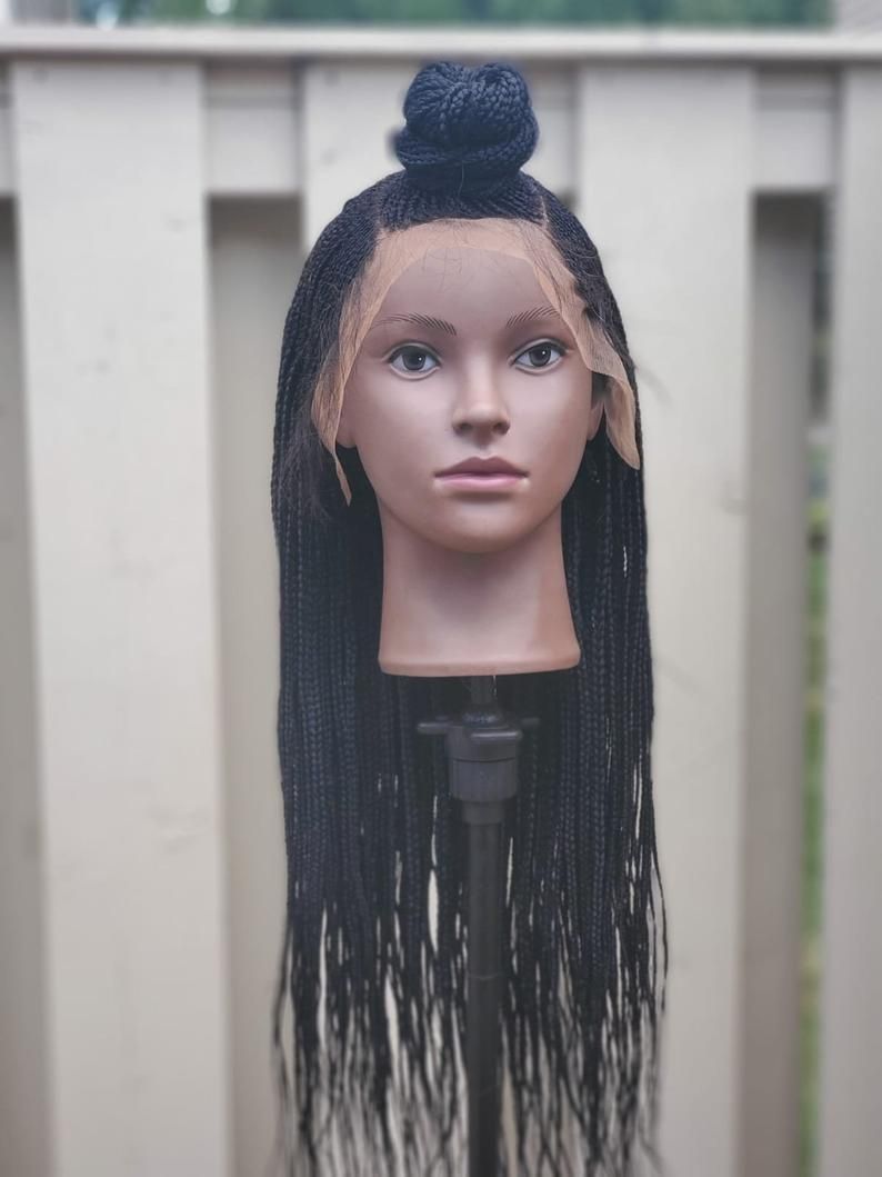 Bestsellercornrow Braided Wigghana Weaving Braided Wigshuku Etsy