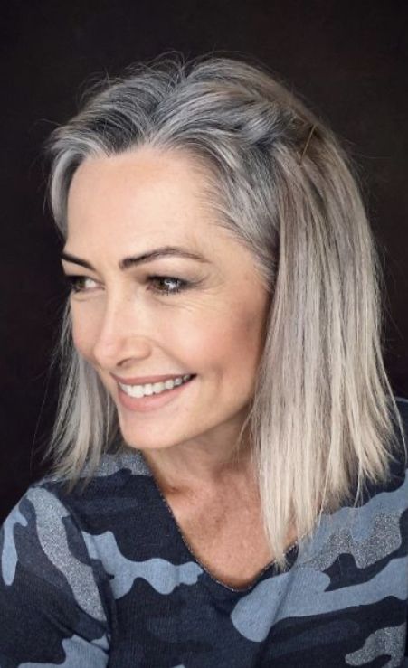 Pinterest Grey Hair Looks Gray Hair Beauty Gorgeous Gray Hair