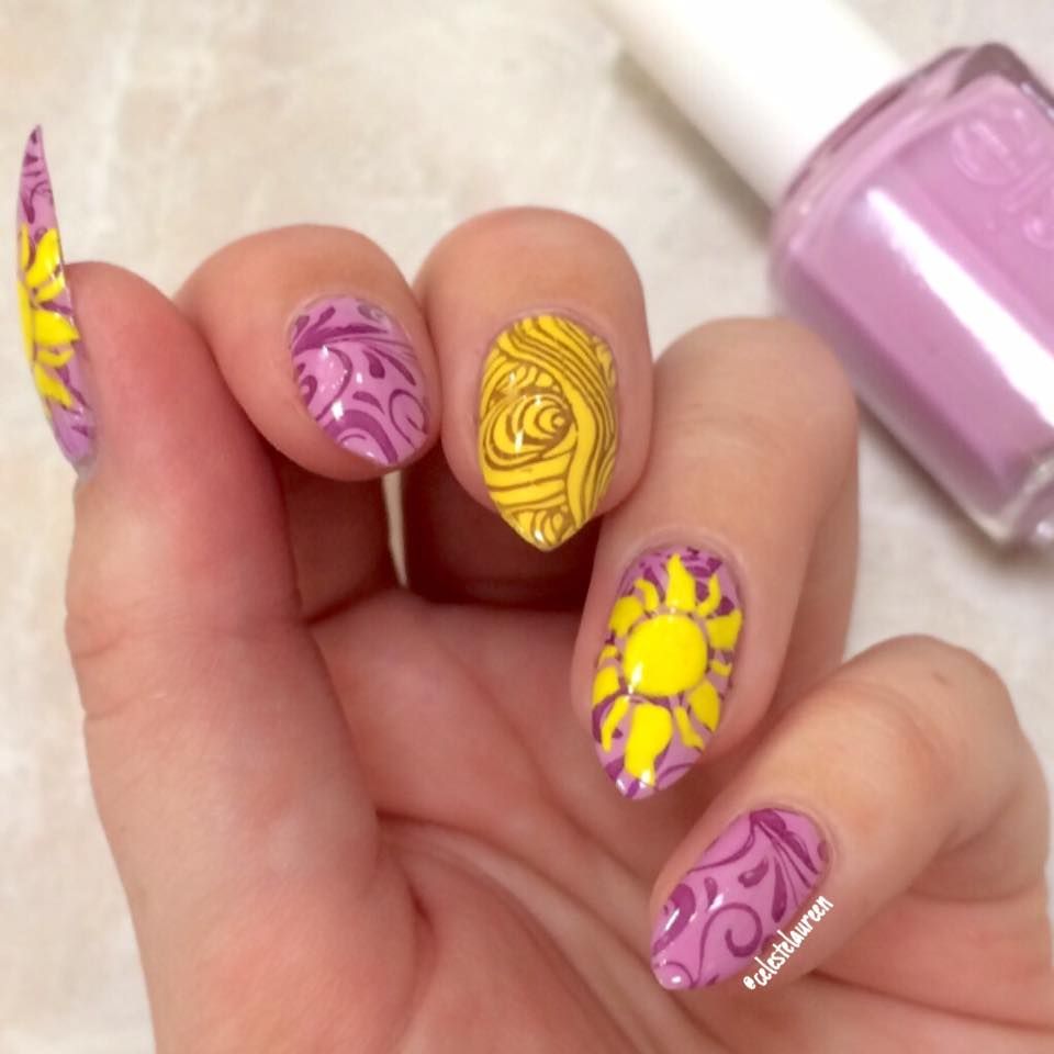 Rapunzel Nails Artofit