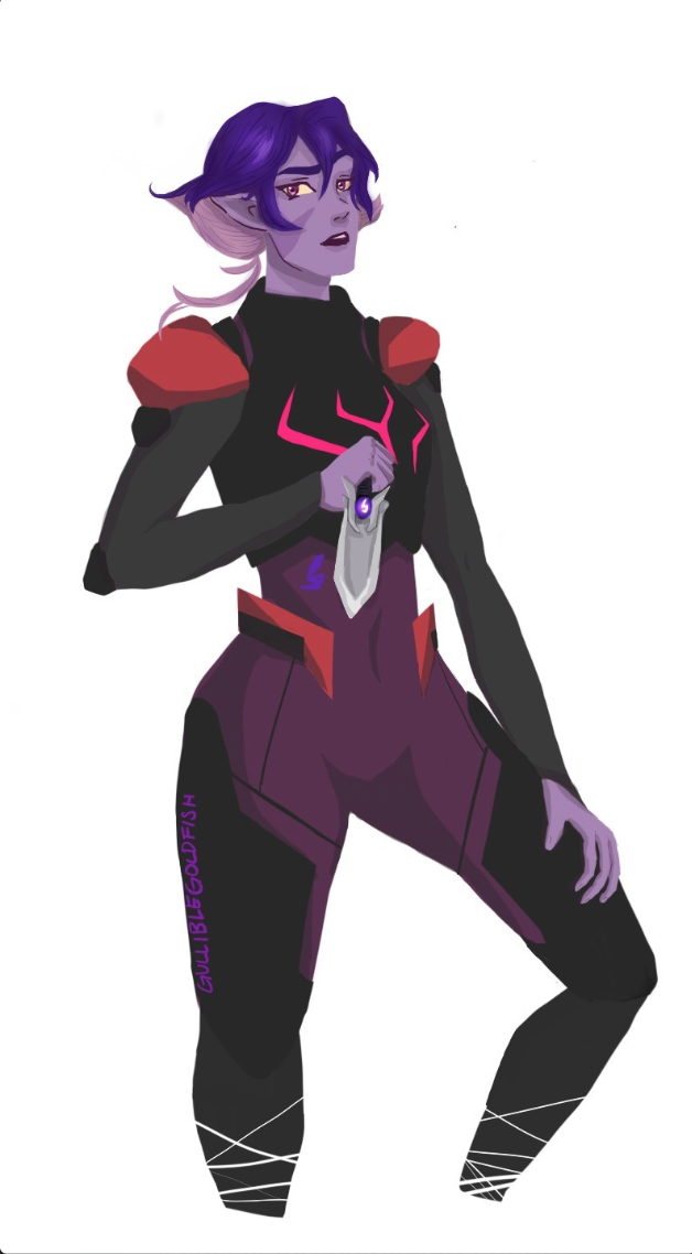 Krolia Keiths Galra Mother With Keiths Knife Blade From Voltron Legendary Defender