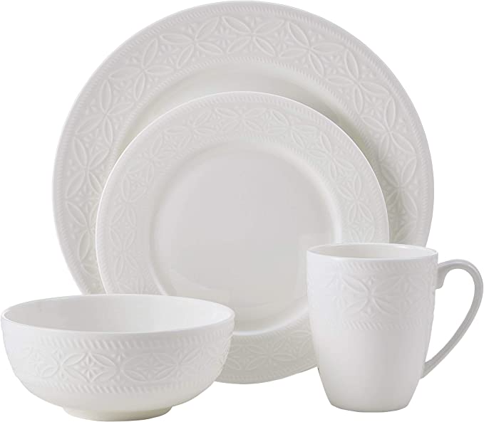 Mikasa indira chip resistant 16 piece dinnerware set service for 4 ... Mikasa indira chip resistant 16 piece dinnerware set service for 4 ...