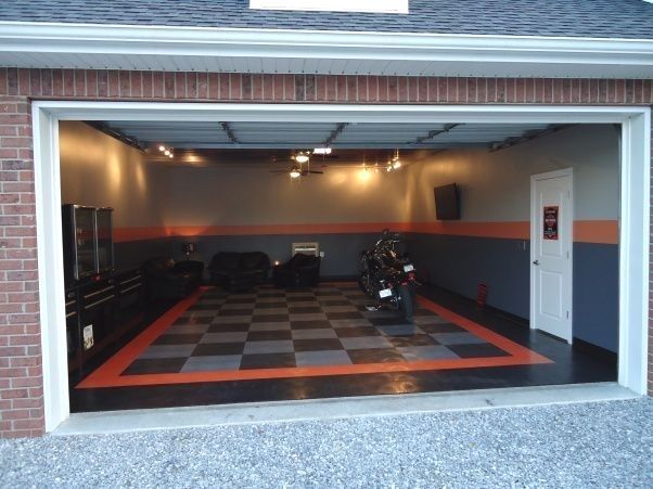 Harley Davidson Garage Ideas The Harley Room Garage A Three Car