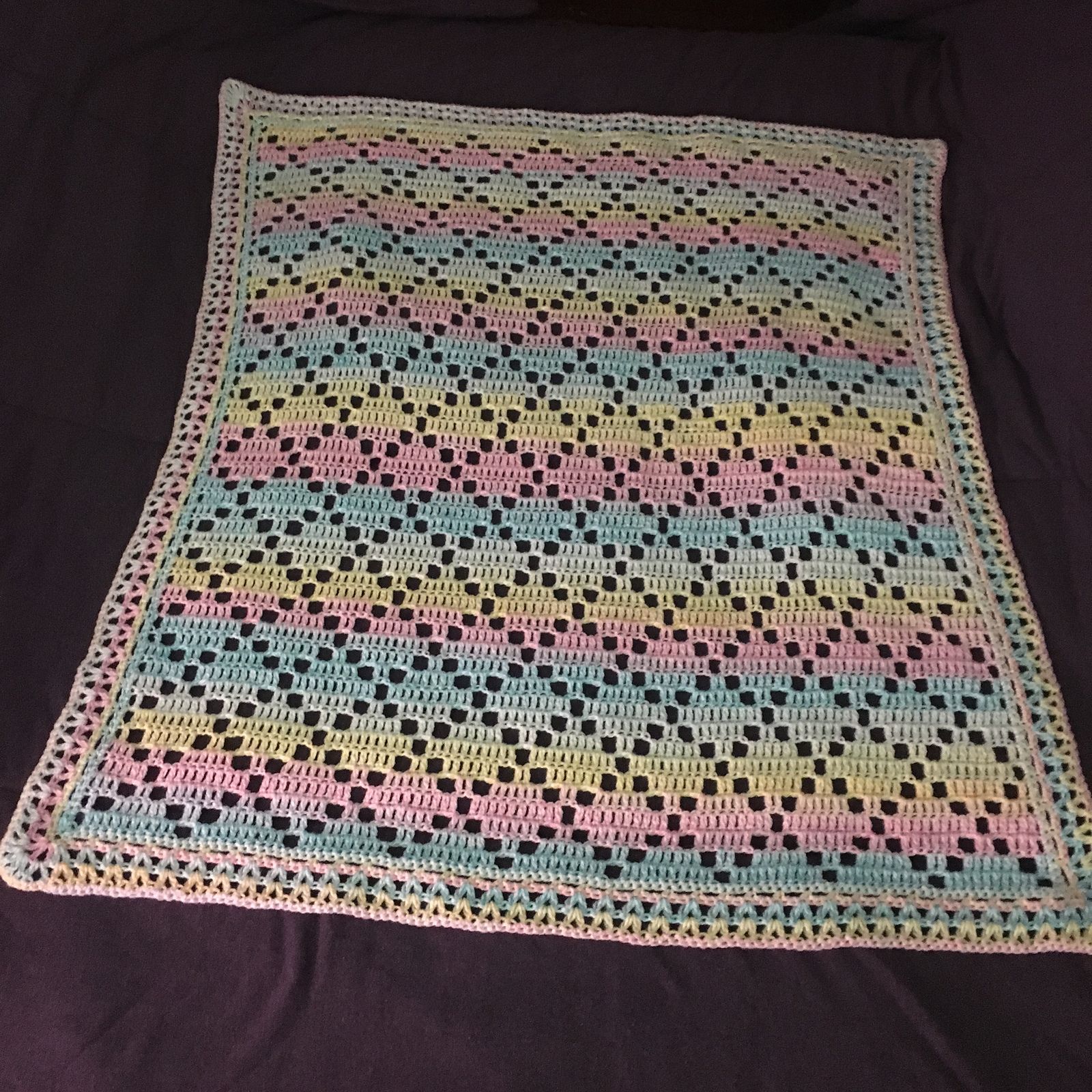 Ravelry: Diamond Lace Baby Afghan by the Jewell's Handmades | Baby ... Ravelry: Diamond Lace Baby Afghan by the Jewell's Handmades | Baby ...