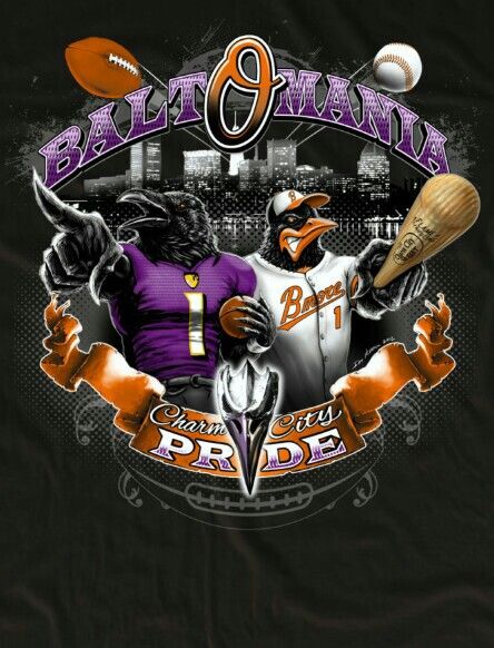 Love My Teams Go Orioles Go Ravens Baseball Humor Braves Baseball Sports Baseball