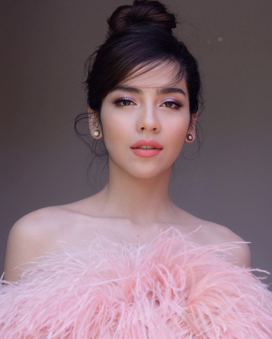 Very Beautiful Thai Beauty Face Model Aesthetic Makeup