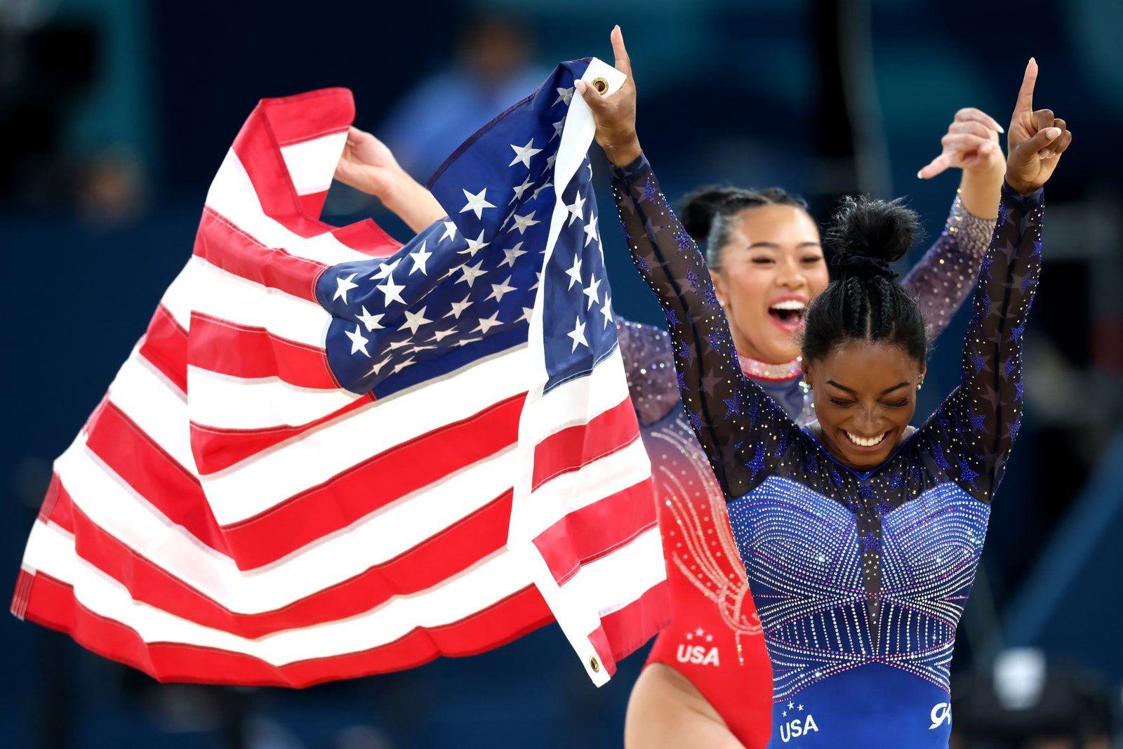 Simone Biles And Suni Lee Place First And Third In The Individual All