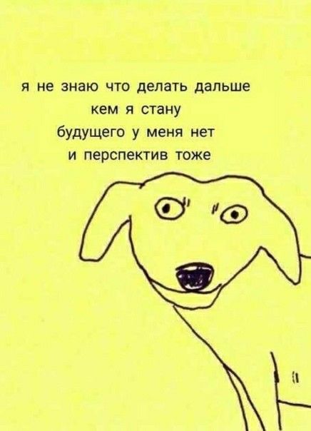 я не знаю что делать дальше кем я стану будущего у меня нет и