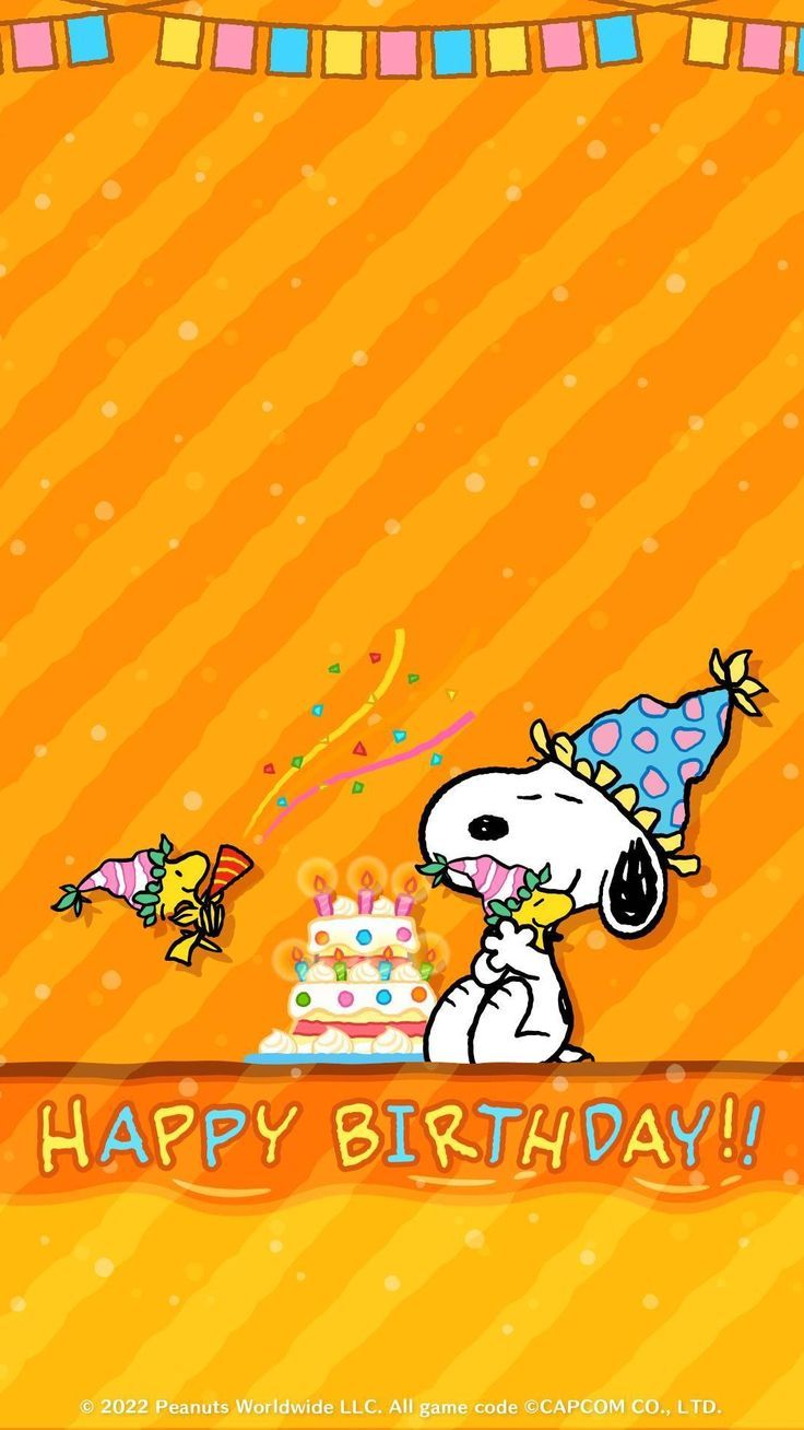 Happy Birthday Snoopy Images Peanuts Happy Birthday Snoopy Birthday Happy Birthday Wishes