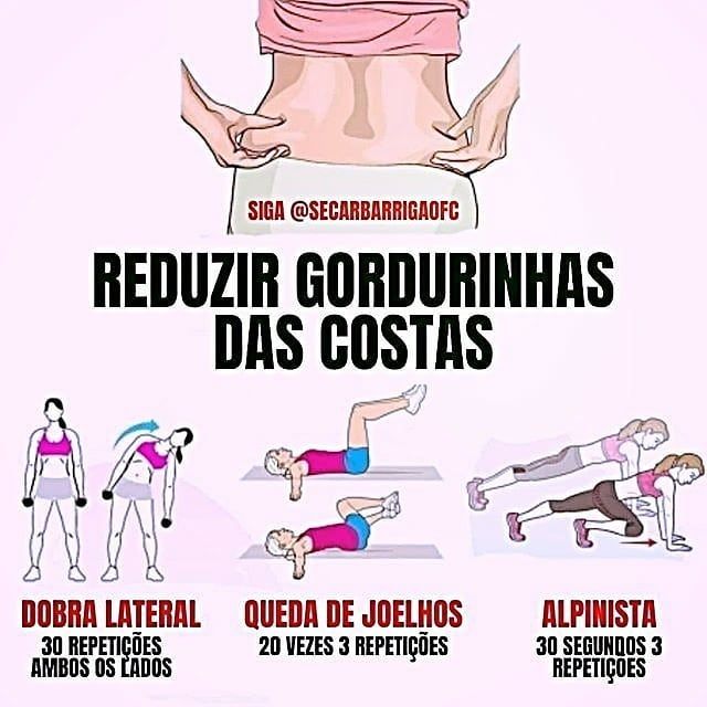 Exercícios Para Reduzir Gordurinhas Das Costas Comoperderbarriga