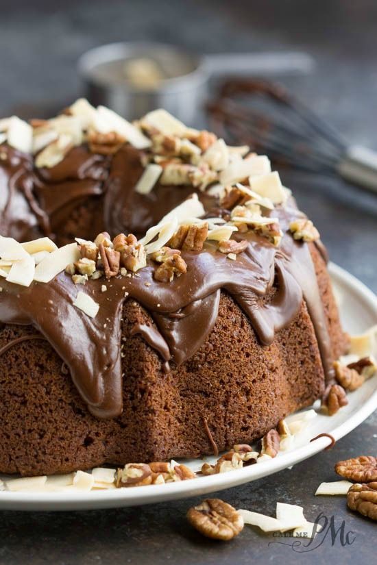 Chocolate Praline Bundt Cake Is A Decadent Bundt Cake Recipe Thats