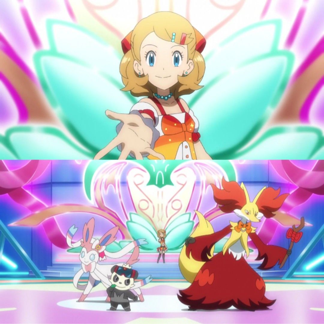 Serena Performer Pokemon Ash And Serena Anime Cupples Pokemon Drawings