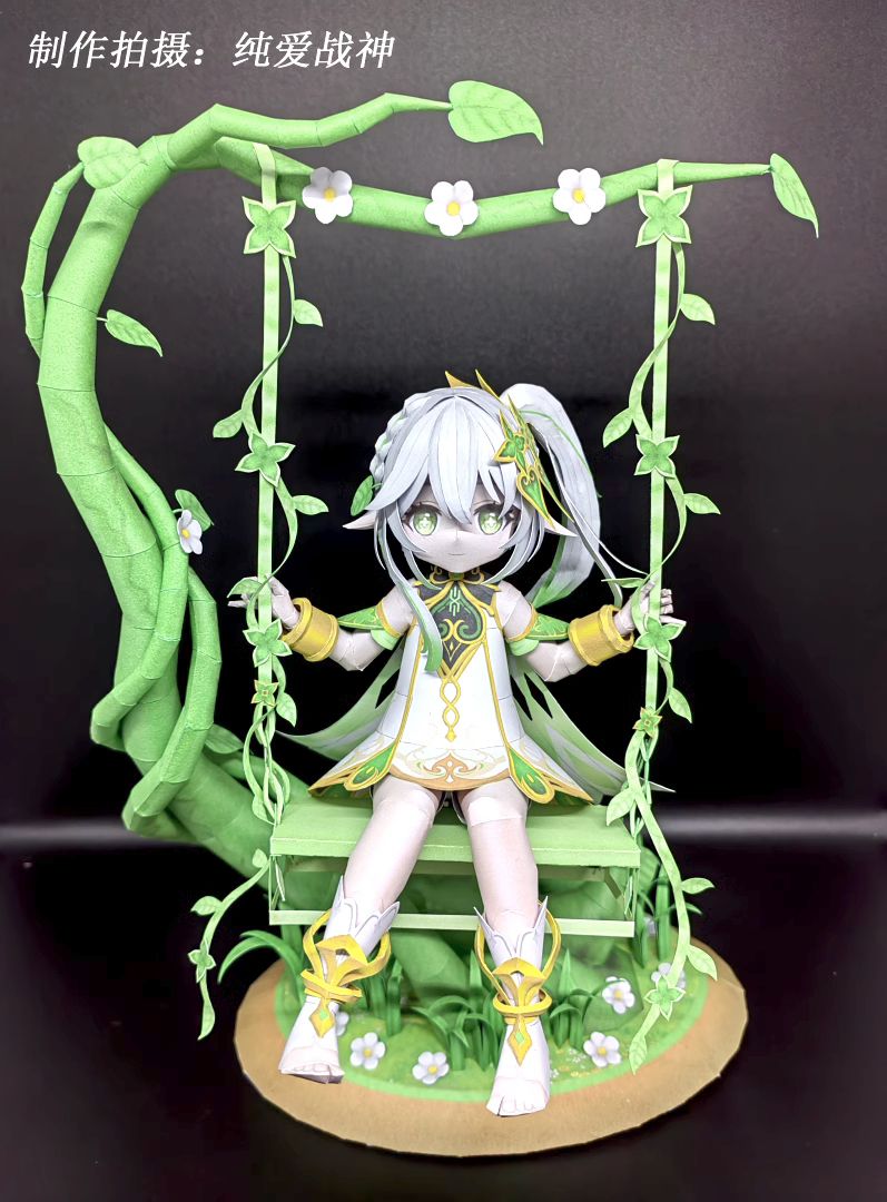 Raiden Shogun Ei Genshin Impact Chibi Papercraft Model By S V Artofit