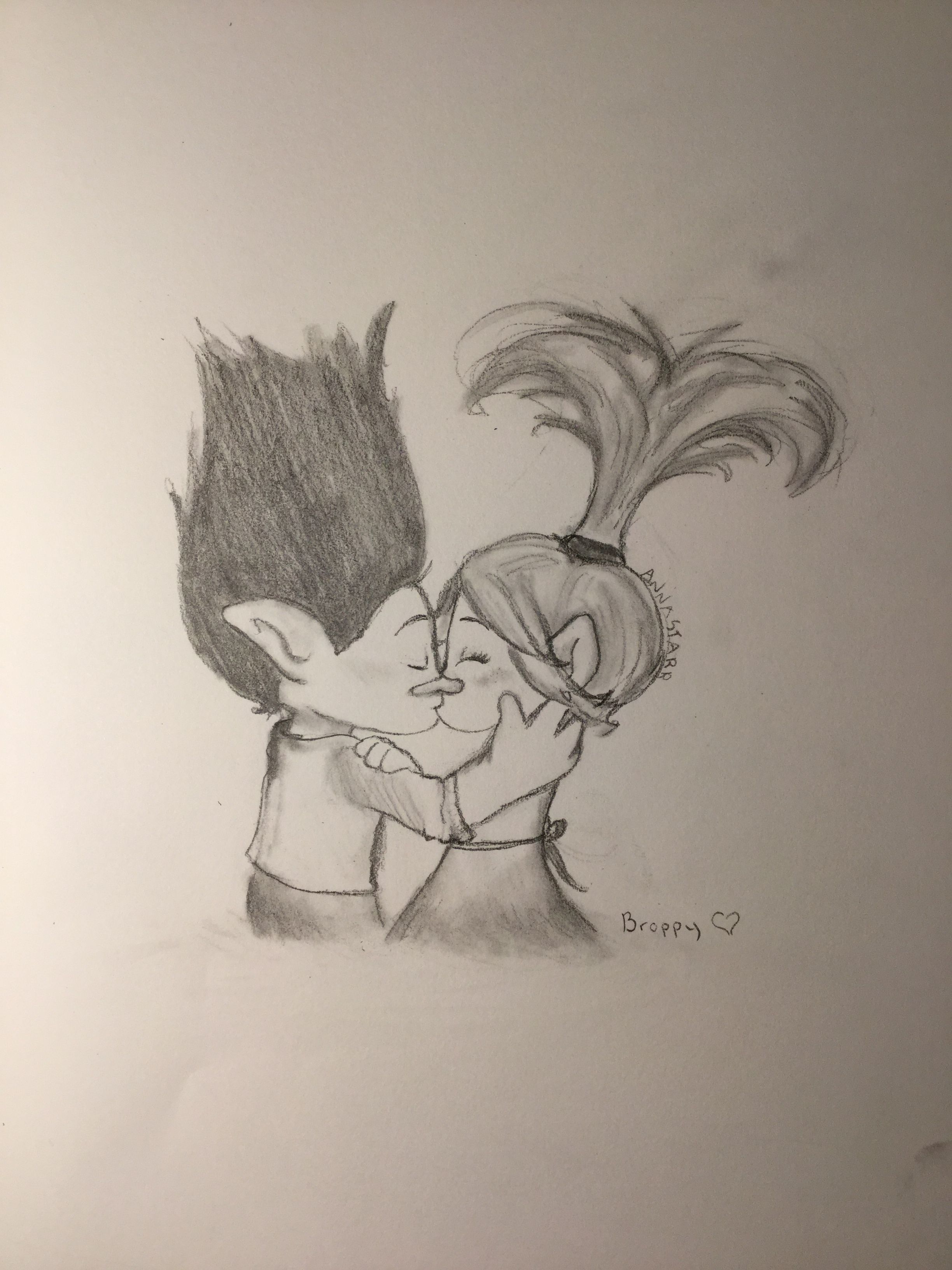 Broppy Kiss Coloring Page