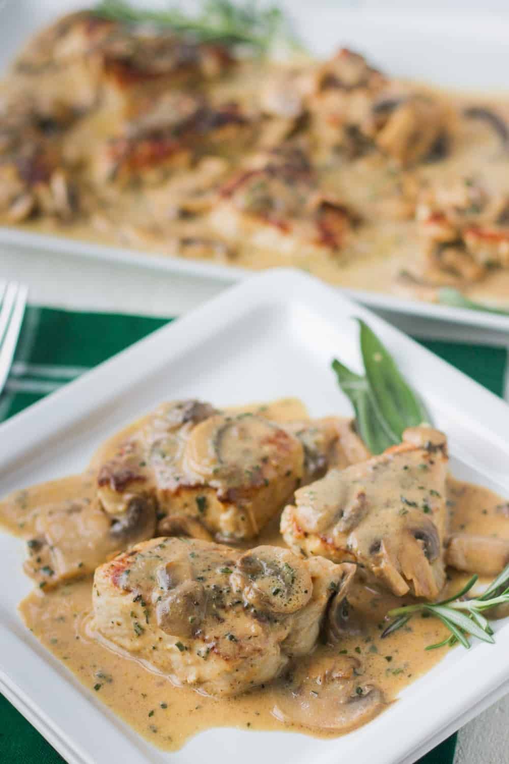 Roasted Pork Loin With Mushroom Gravy Artofit