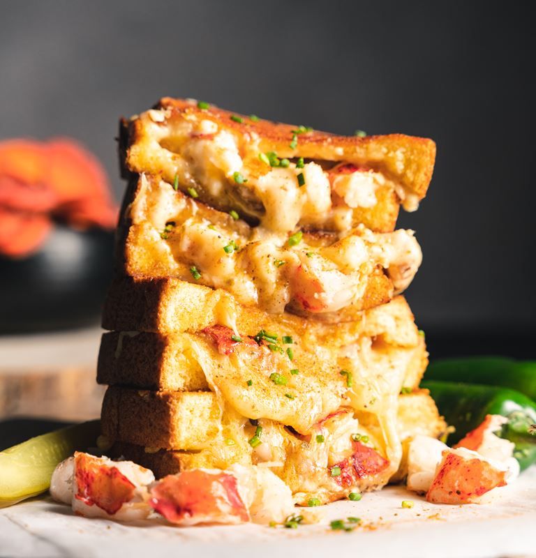 Lobster Grilled Cheese Recipe Grilled Cheese Recipes Grilled Cheese Food Truck Gourmet