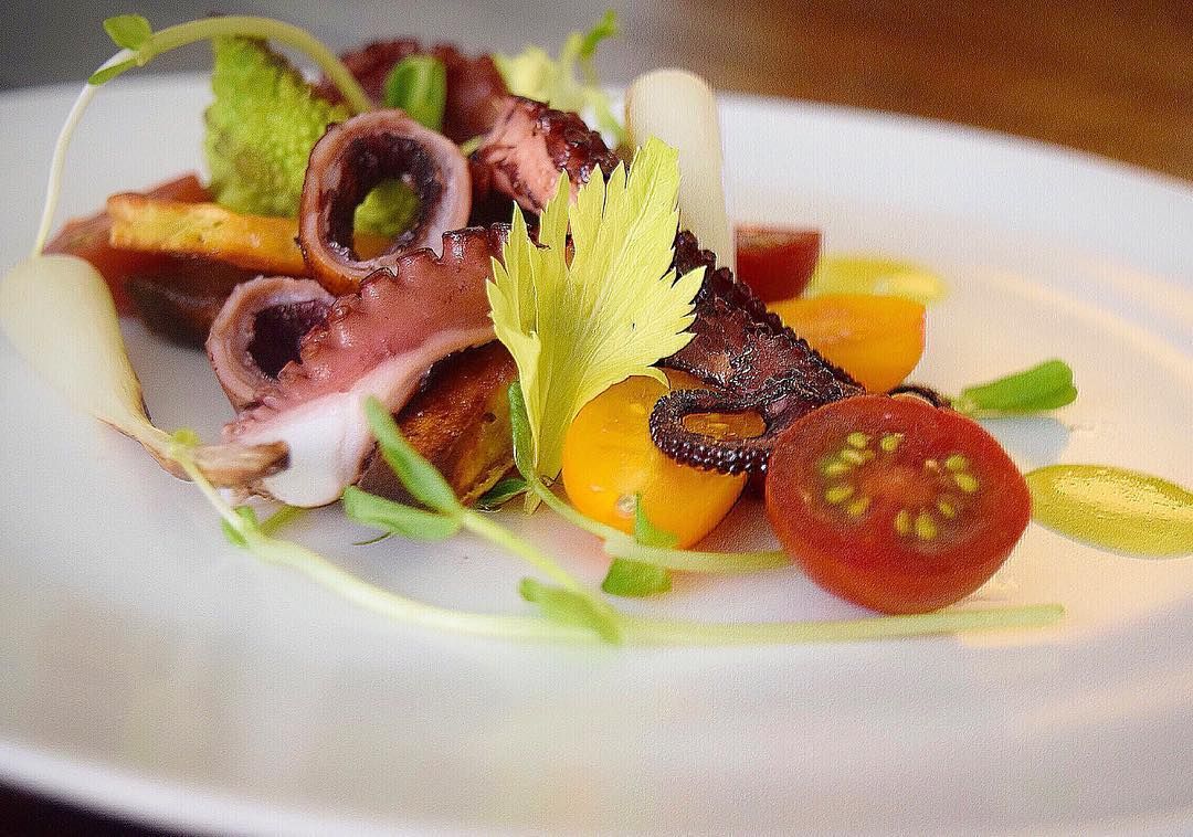 Delicious Grilled Octopus With Chorizo