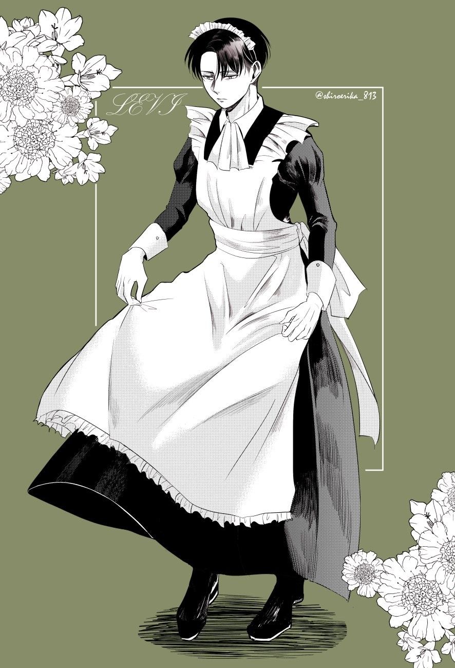 Pin By Alexis Dasinger On Pose Reference Attack On Titan Levi Levi Ackerman Maid