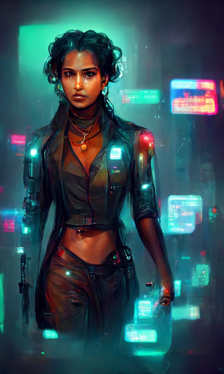 Art Inspired By My Sci Fi Cyberpunk Novel Series The First Novel Is