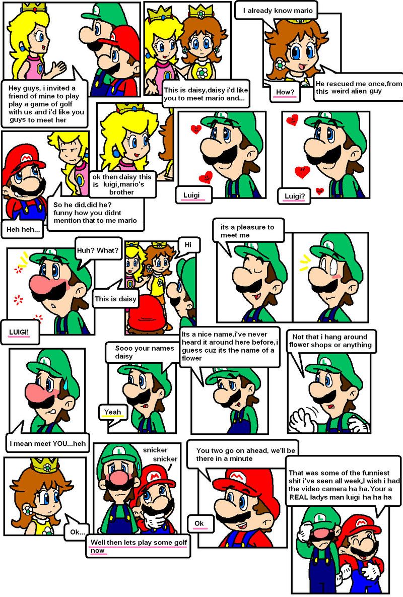 Princess Daisy And Luigi Comics