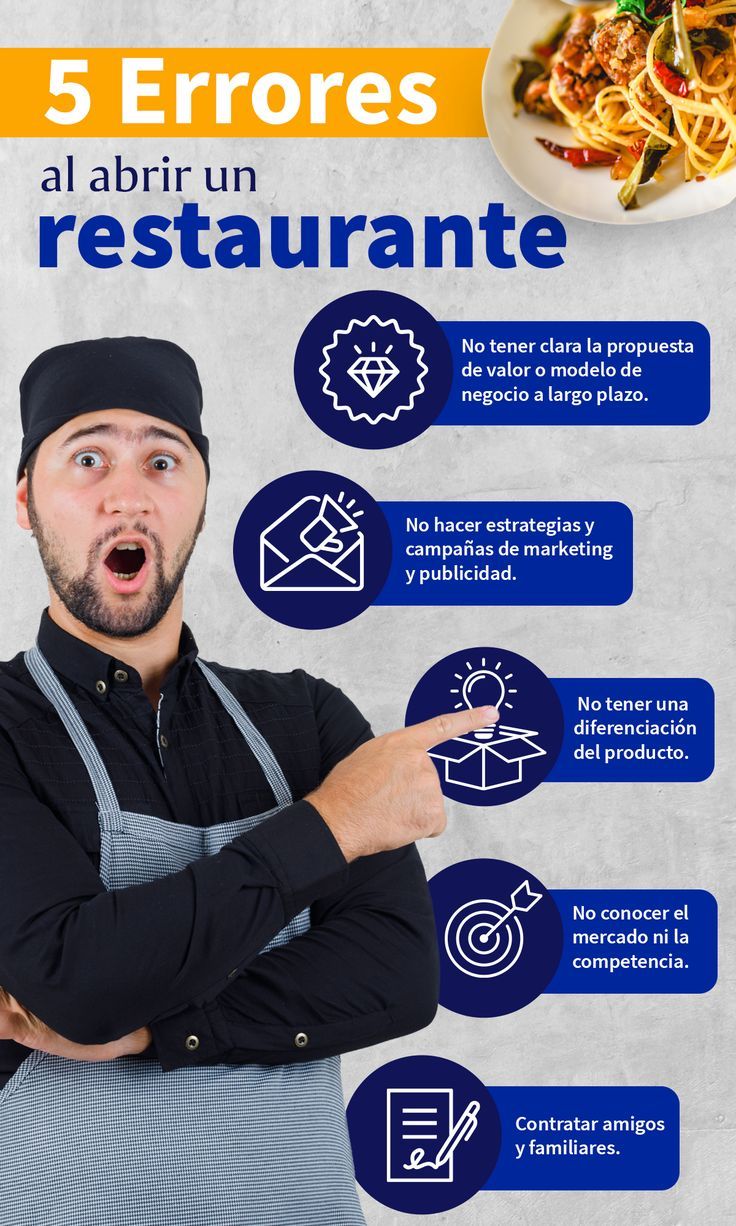 Qué debes evitar si quieres abrir tu restaurante Qué debes evitar si quieres abrir tu restaurante