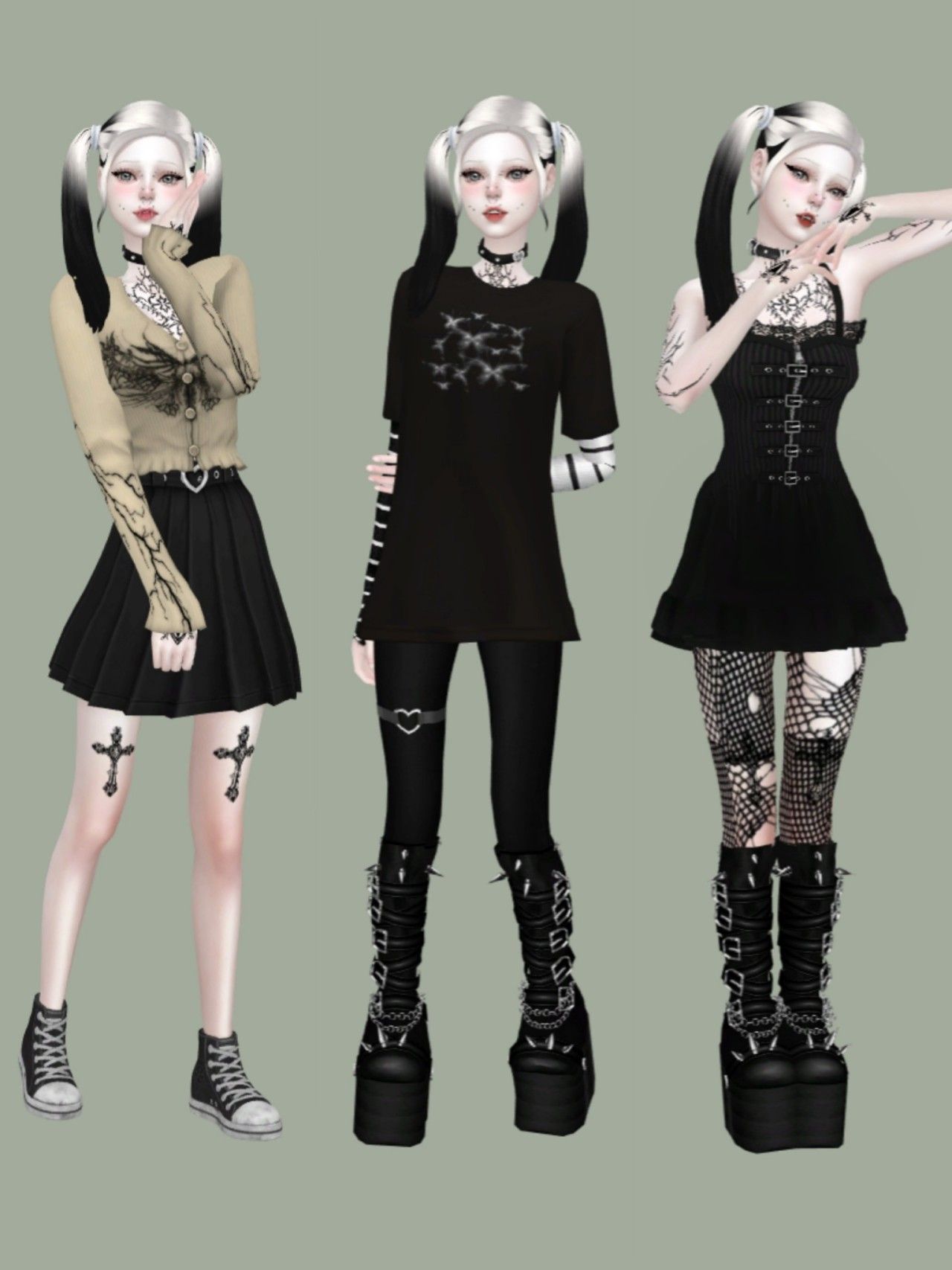 Goth Sims 4 With Different Looks Artofit