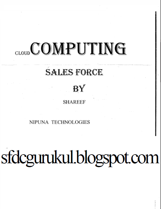 Salesforce Tutorial Pdf Free Download Captions Trend