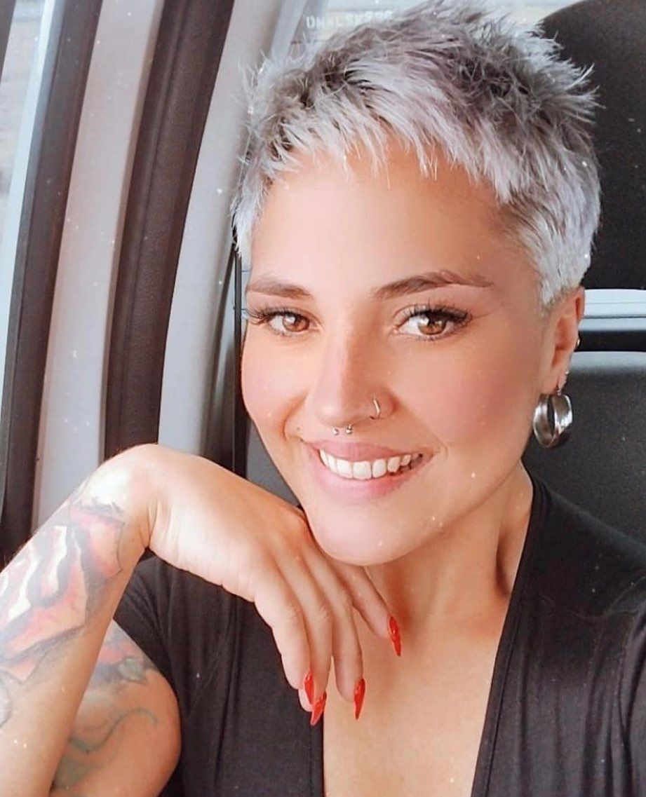 Shorthairbeauty On Instagram Rocioluques” Pixie Haircut Thin Hair Short Hair Pixie Cuts