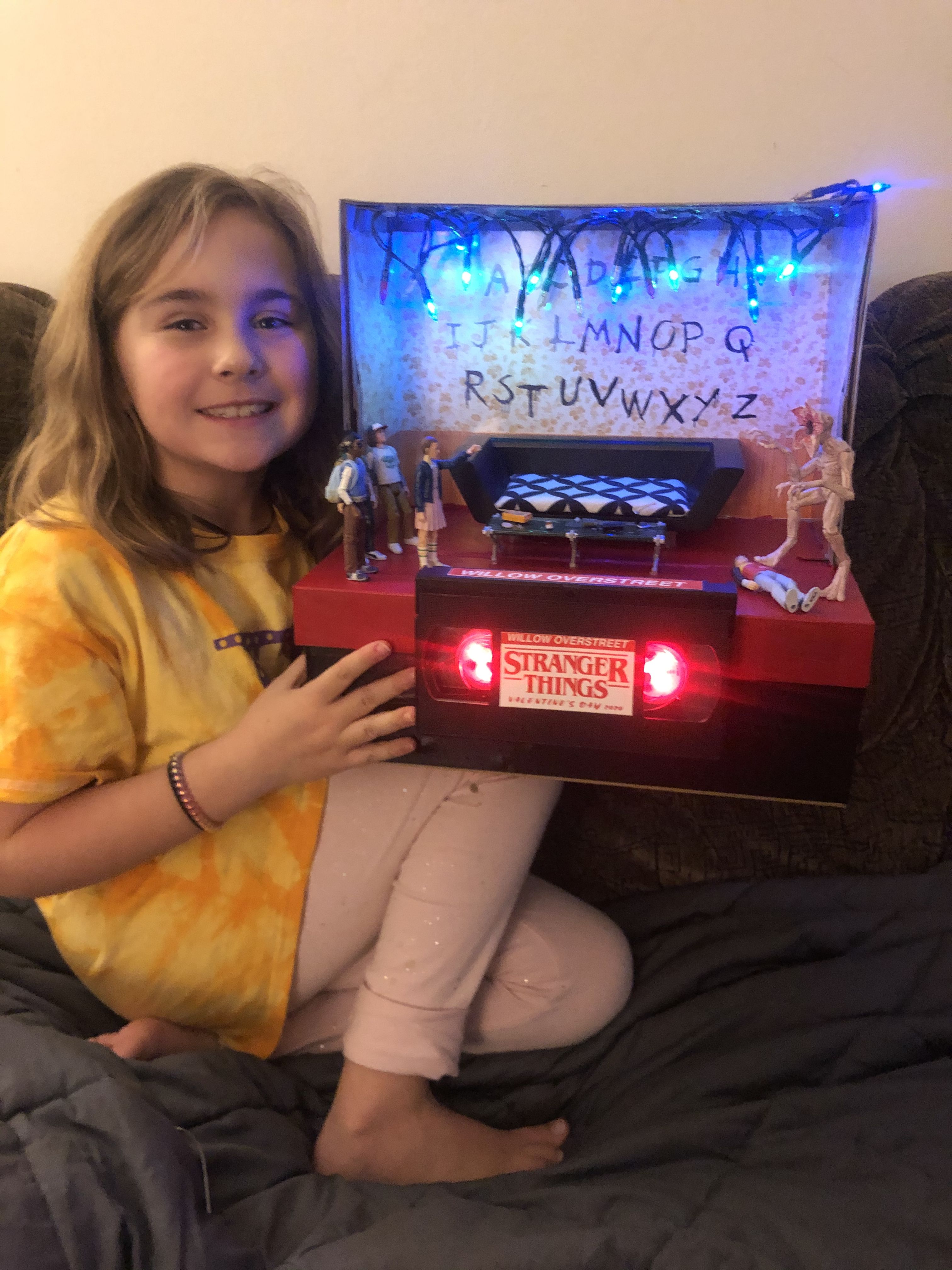 Stranger Things Valentines Box In 2024 Valentine Box Valentines Valentine