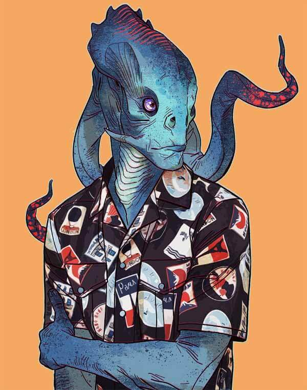 Humanoid Alien Concept Art 50 Cool Designs Of Extraterrestrial Races Alien Character Alien