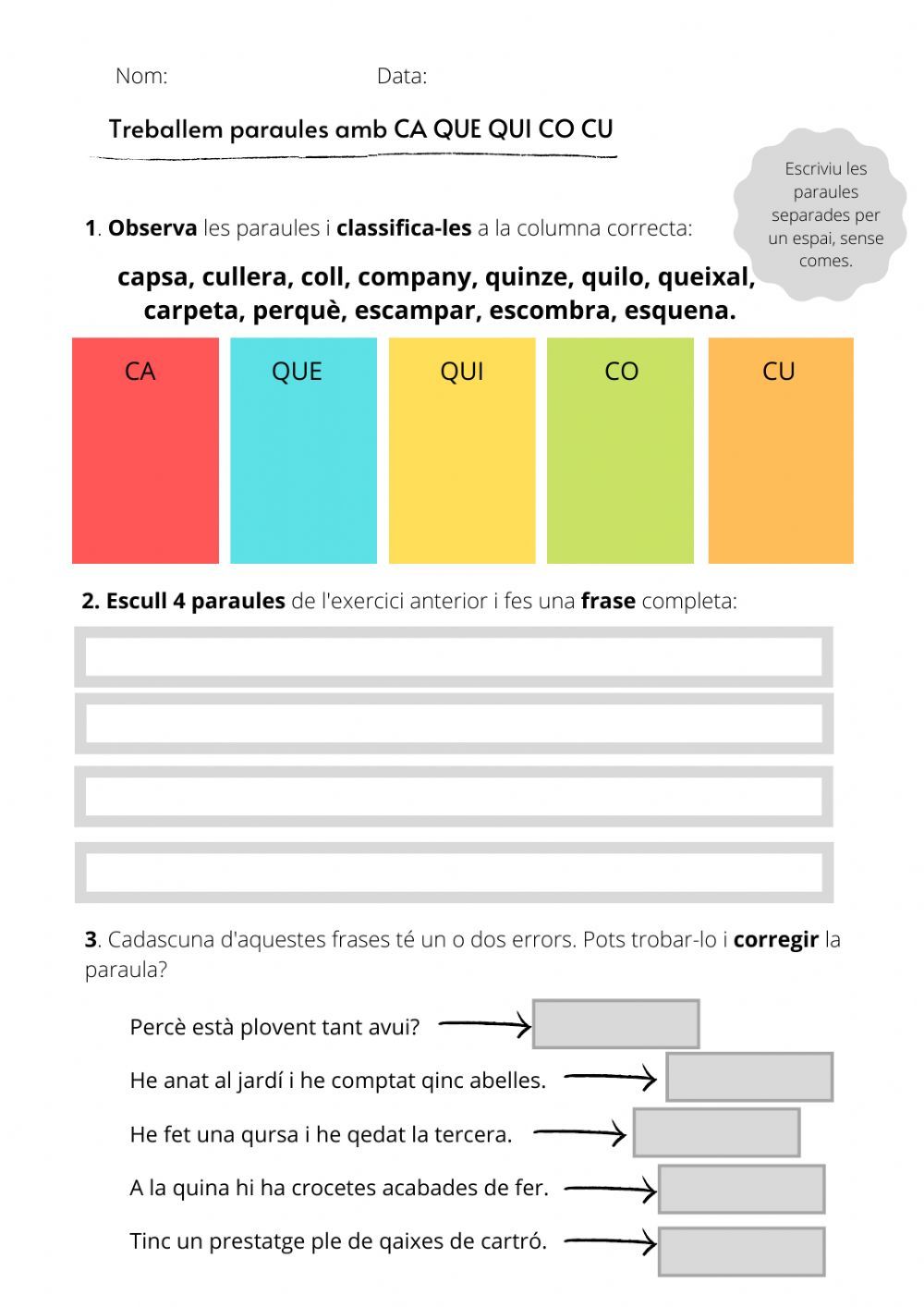Ficha online de Ortografia para 2n. Puedes hacer los ejercicios online ... Ficha online de Ortografia para 2n. Puedes hacer los ejercicios online ...