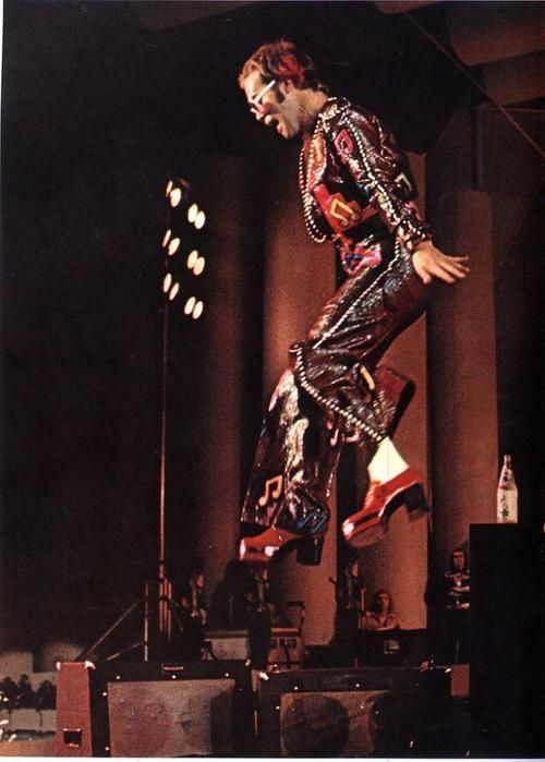 Picture Of Elton John Elton John Elton John Costume Concert Outfit