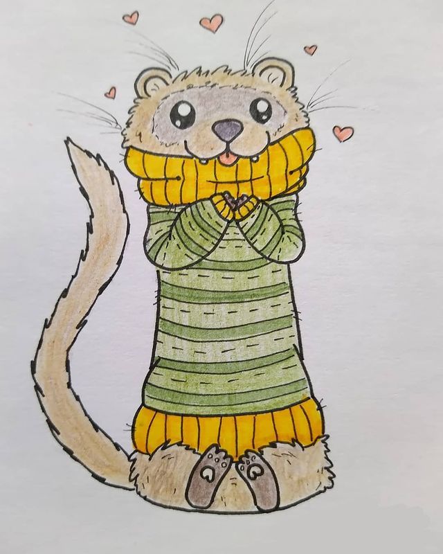 Arts by Sarah🌺 auf Instagram: „New drawing 🐾♥️🐾 Inspired by Pinterest ... Arts by Sarah🌺 auf Instagram: „New drawing 🐾♥️🐾 Inspired by Pinterest ...