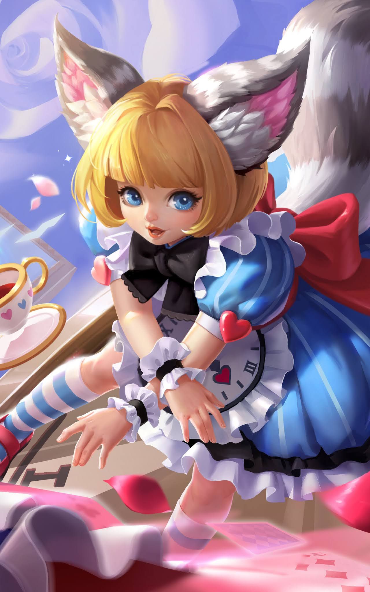 Wallpaper Skin Nana Mlbb Hd Wallpaper Hdf สาวอนิเมะ ภาพวาด น่ารัก