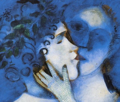 Marc Chagall Blue Lovers Peintre Chagall Chagall Marc Chagall