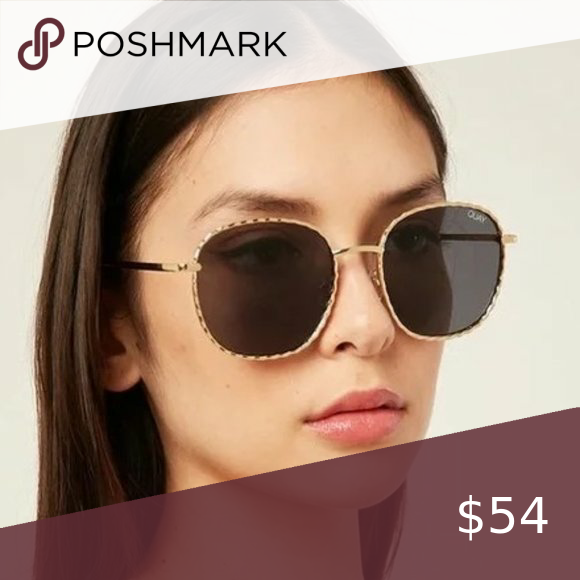 Quay X Lizzo Jezabell Twist Gold Circle Frame Sunglasses