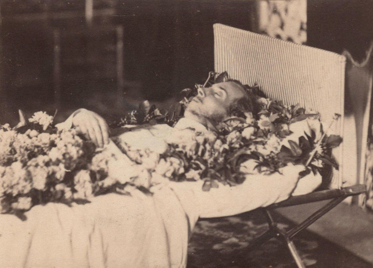 “tsarevich Nicholas Alexandrovich On His Deathbed ” Alexandra