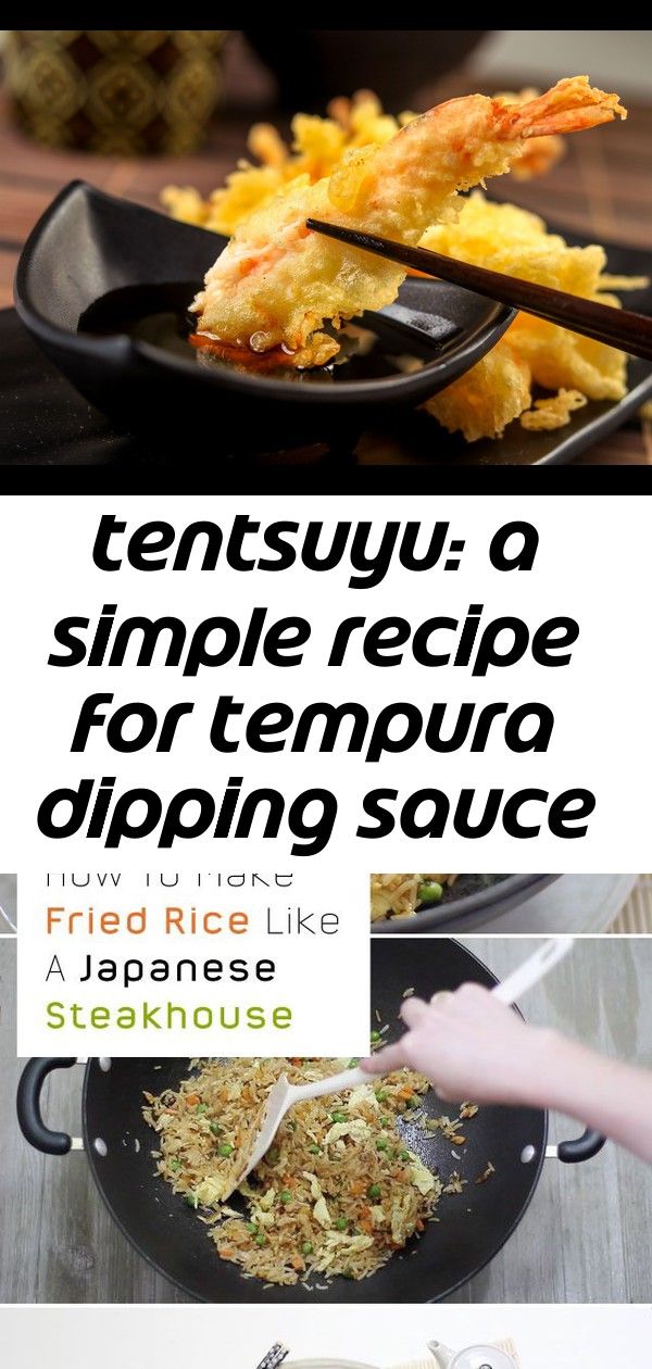 Tentsuyu A Simple Recipe For Tempura Dipping Sauce Recipes Easy